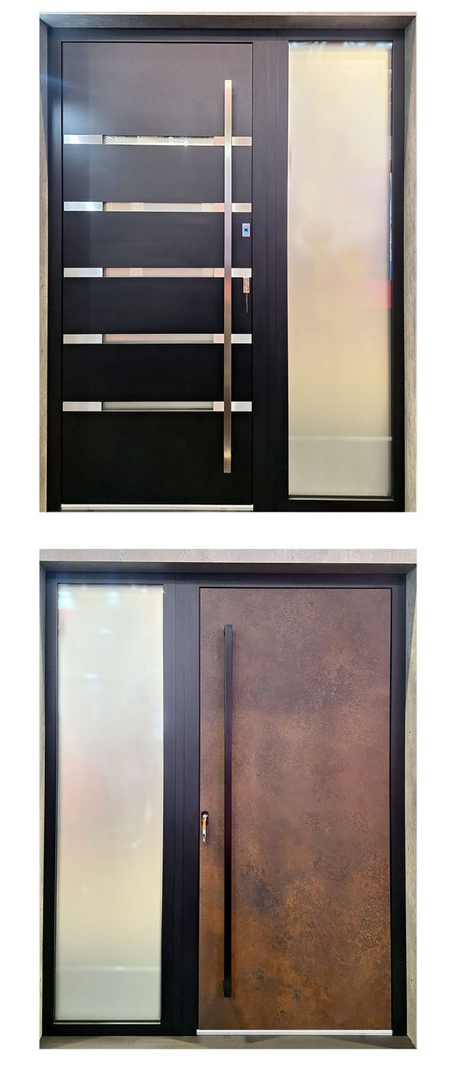 NEW Contemporary Flush Door | Alu-tec